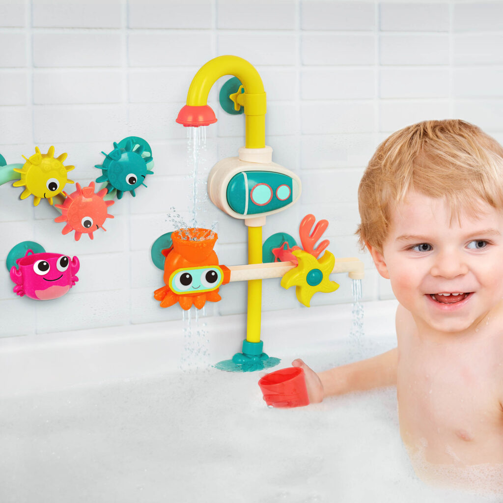 Wonder-full Waterworks | Bath Pump Toy | B. toys