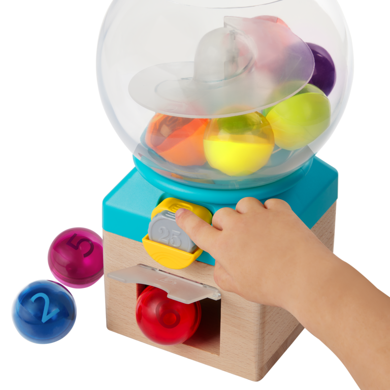 Rainbow Gumballs | Counting Gumball Machine | B. toys
