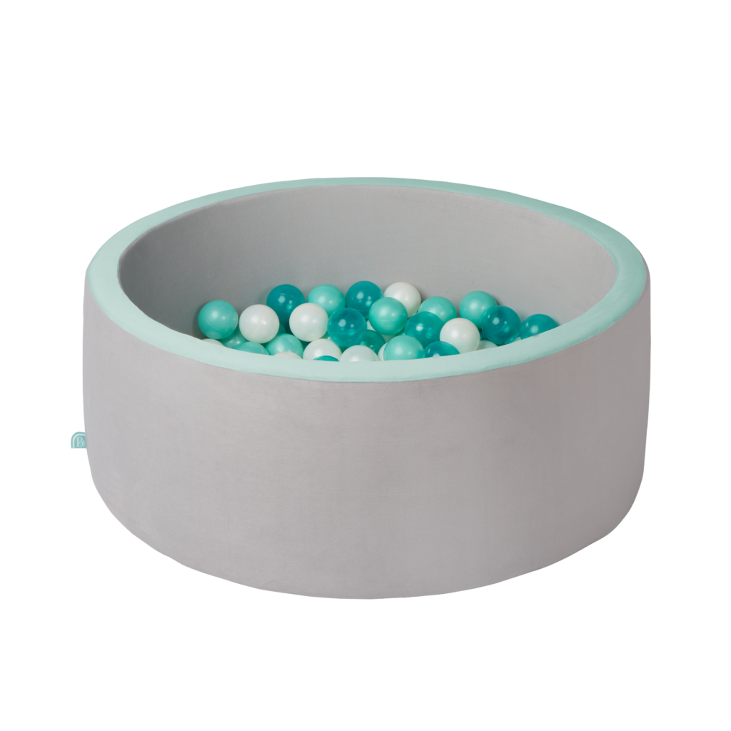 WonderFill Ball Pit | Foam Ball Pit & 100 Balls | B. toys