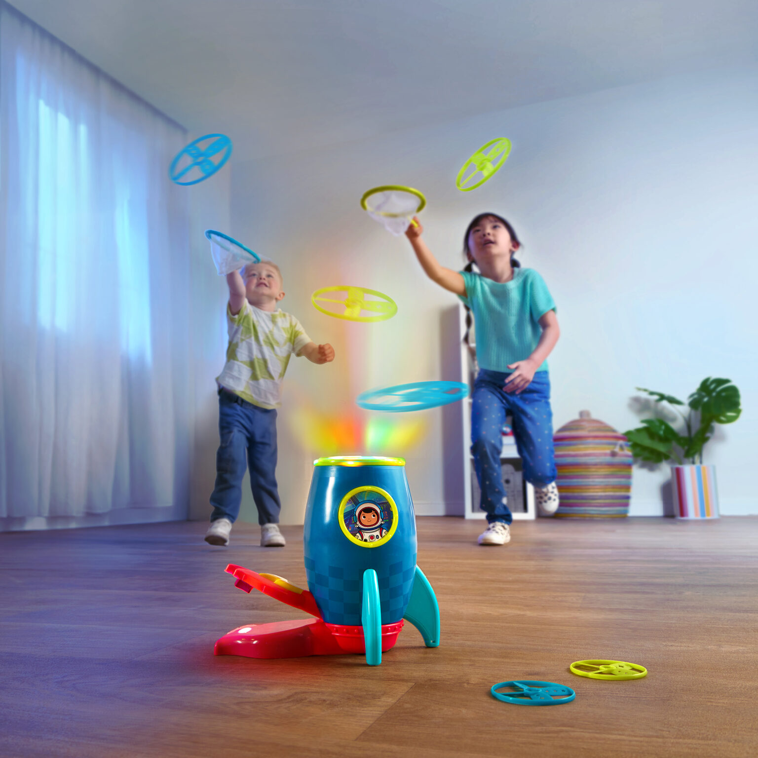 RocketGlow | Light-Up Disc Launcher | B. toys