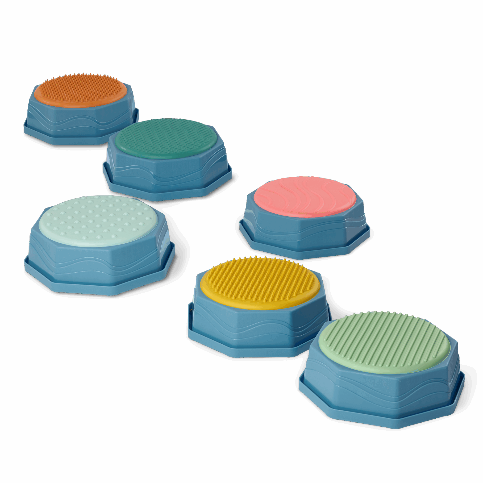 Balance & Hop Stepping Stones | Sensory Step Stones | B. toys