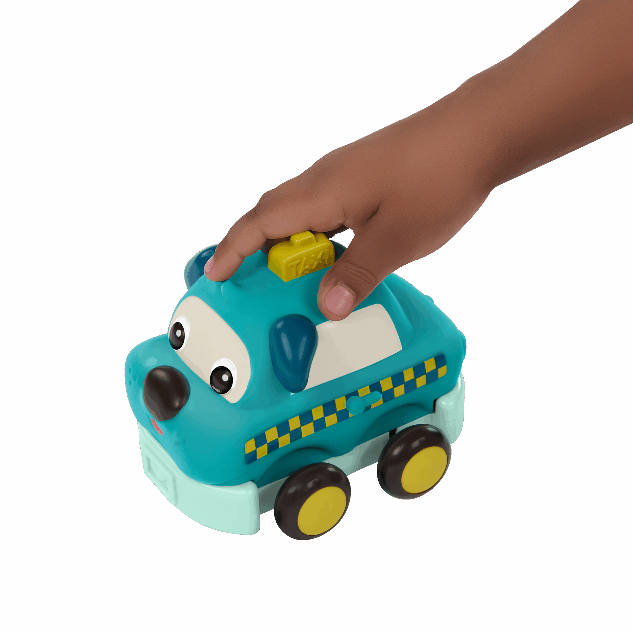 Wheel-y Squad | 4 Pull-Back Toy Vehicles | B. toys