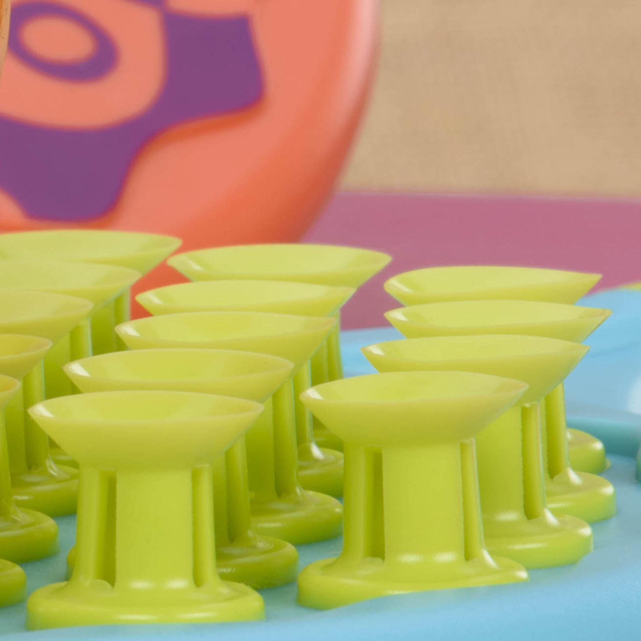 Paddle Popper - Blue & Purple | Paddle Game Set | B. toys